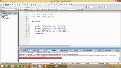 c programming for beginners 3 simple input and output printf scanf