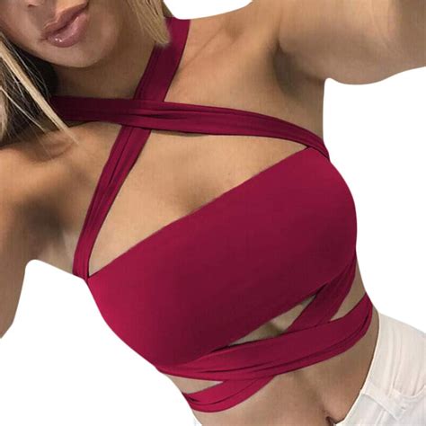 Tops Teenager Mädchen Neckholder Camisole Frauen Bustier Casual Corset