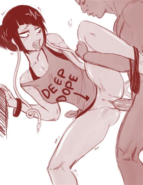Rule 34 Athletic Bottomless Breasts Deep Dope Tank Top Kyoka Jiro