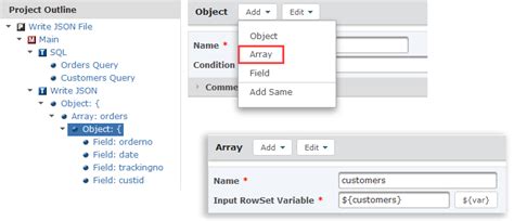 tutorial query a database and write the data to json