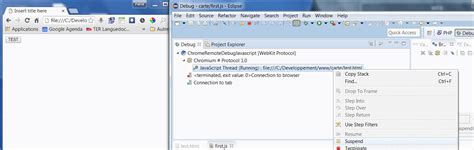 javascript debug avec eclipse mars pierre jean ingénieur de recherche