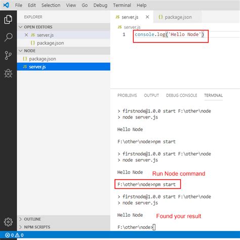 how to start node js online tutorial for javascript reactjs html