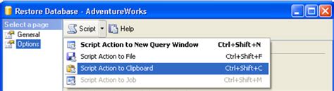 how to restore database in sql server