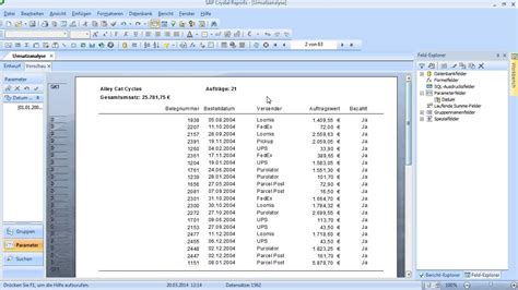 crystal reports 2013 tutorial bereichswerte über parameter abfragen