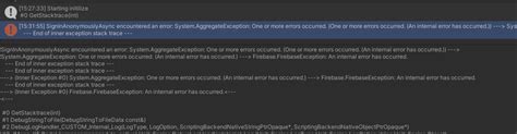 [bug] system aggregateexception one or more errors occurred · issue