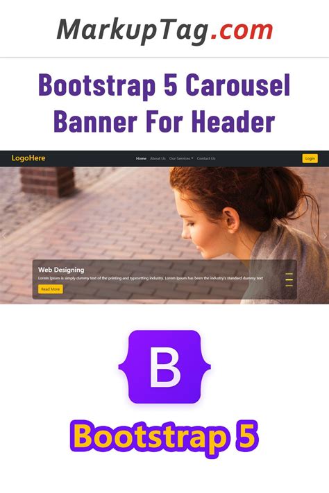 bootstrap 5 carousel banner for header header banner web design