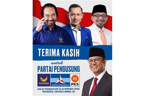 Pks Gabung Koalisi Perubahan Anies Presidential Threshold 20 Telah