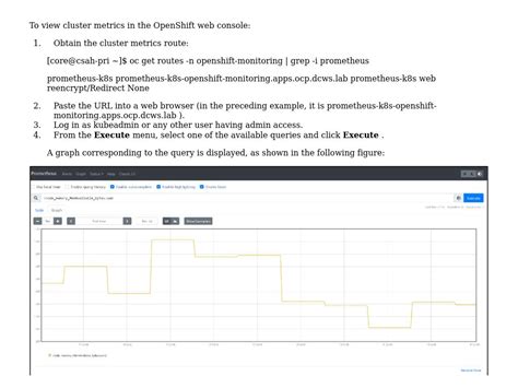 viewing cluster metrics implementation guide—red hat openshift