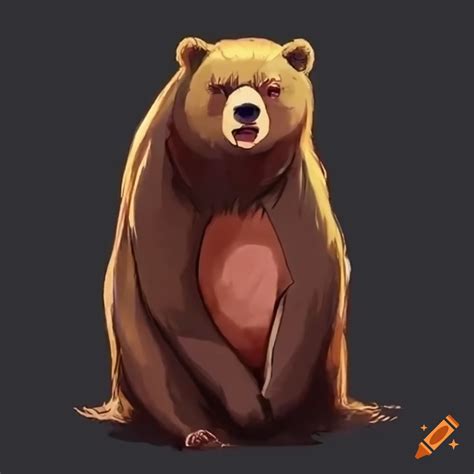 Close Up Of A Bear