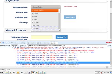 selecting an element from a dropdown using selenium stack overflow