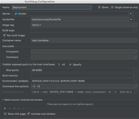 unable to build and image from existing dockerfile ides support