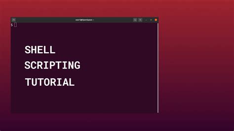 shell scripting tutorial softprayog