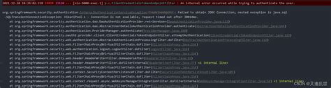 springboot failed to obtain jdbc connection，连接数据库的对象过多 又逢乱世的博客 程序员秘密