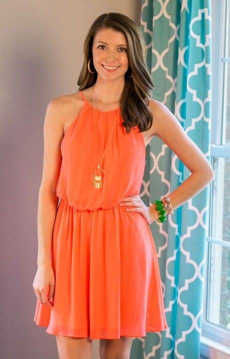 Oh Joy This Gorgeous Coral Orange Dress Is A Stunner Exclusive
