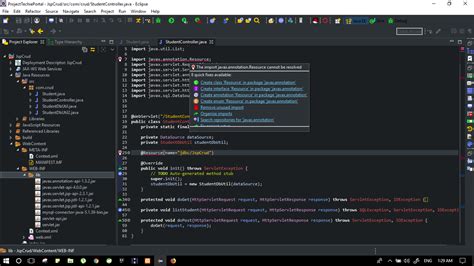 java the import javax annotation resource cannot be resolved itecnote