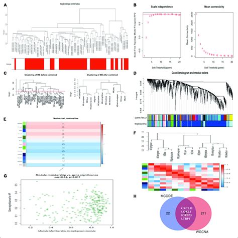 Identification Of Hub Modules Associated With Af By Wgcna A