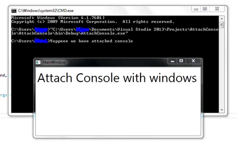 attach console with wpf application techno thirsty