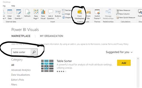 how to add table title in power bi