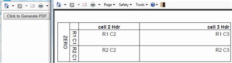 itext pdf table example in java