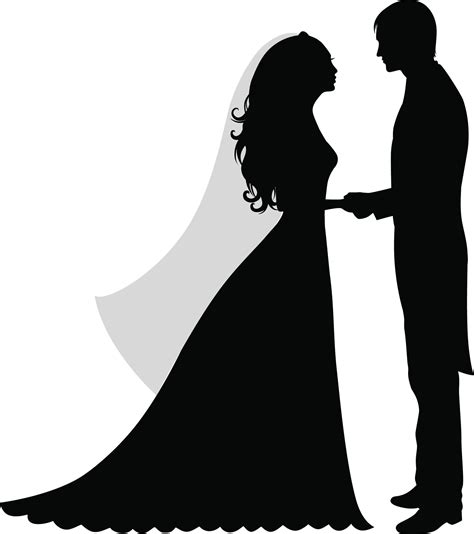 Silhueta De Casamento De Casal Png Silhuetas De Casamento Silhueta