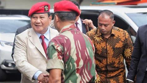Prabowo Hadiri Hut Kopassus Pakai Baret Merah Teringat Masa Saat Agak
