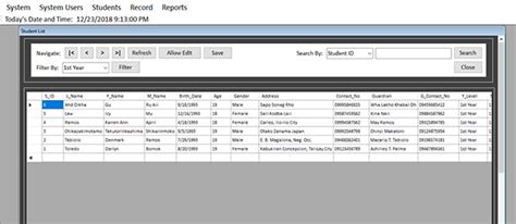 enrollment system in vb with source code source code project