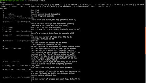 Traceroute Command In Linux With Examples Geeksforgeeks