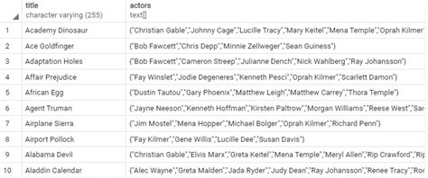 postgresql array agg
