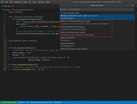 does not work properly with pyenv on windows · issue 17165 · microsoft