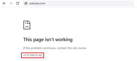 how to fix 400 bad request error in 2024