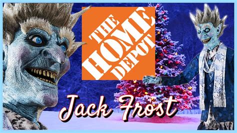 Home Depot Jack Frost Animatronic Christmas 2023 Prop Unboxing Speed