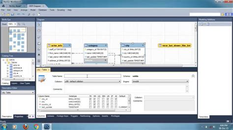how to create eer diagram from existing database using mysql workbench