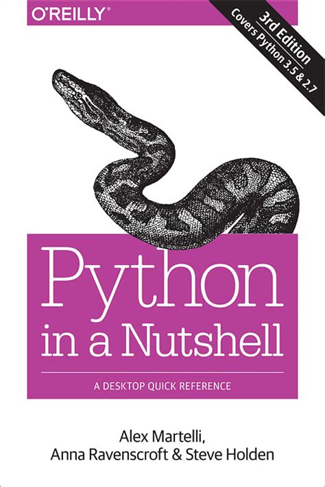 python in a nutshell 3rd edition o reilly media