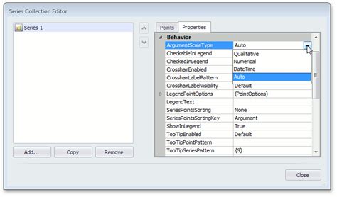 manually add points to a series asp controls and mvc