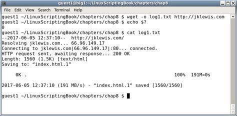 introducing the wget program linux shell scripting bootcamp