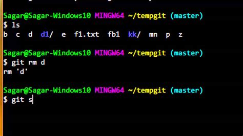 how to remove a file from git repository youtube