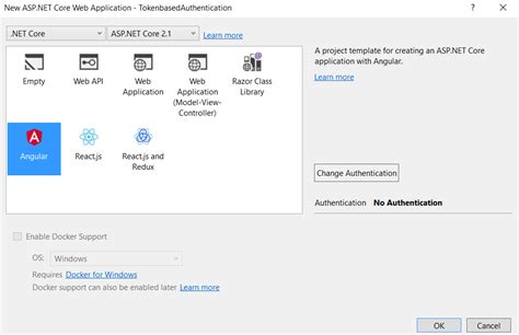 token based authentication in angular 6 with asp core 2 1