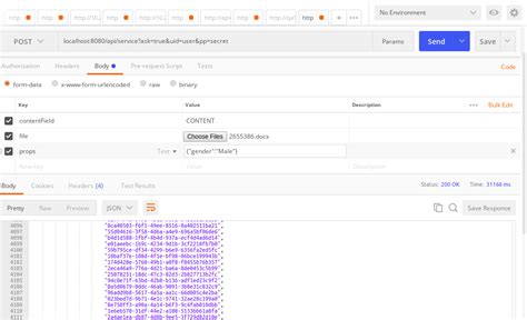 spring boot post request using form data in java returns 400