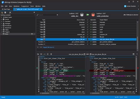 mysql data and schema comparison dbforge compare bundle for mysql