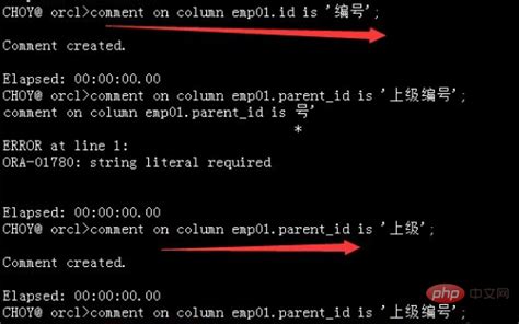 oracle中增加字段注释的实现过程是什么 群英