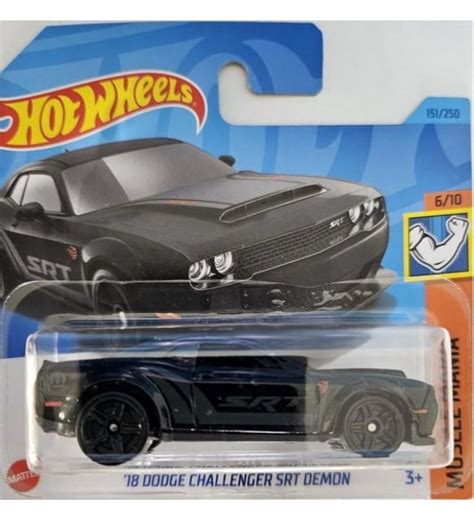 Hot Wheels Tekli Arabalar 18 Dodge Challenger Srt Demon Hkk90
