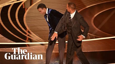 Watch The Uncensored Moment Will Smith Smacks Chris Rock On Stage At