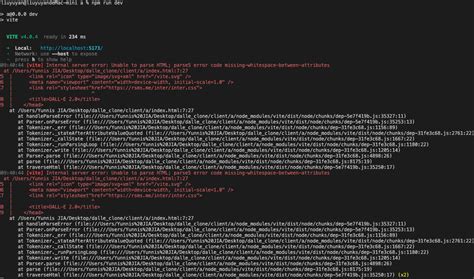 reactjs vite internal server error unable to parse html parse5