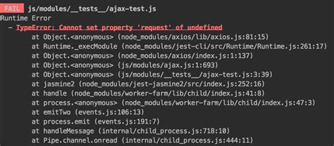 reactjs having trouble jest testing ajax modules with axios stack