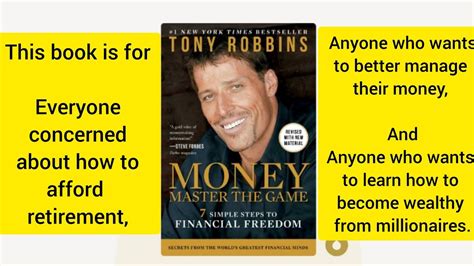 Money Master The Game 7 Simple Steps To Financial Freedom Tony