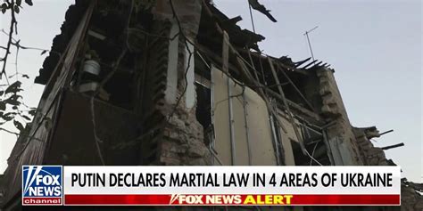 Putin Declares Martial Law In 4 Areas Of Ukraine Fox News Video