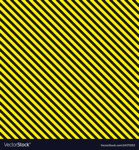 seamless diagonal background caution pattern vector image