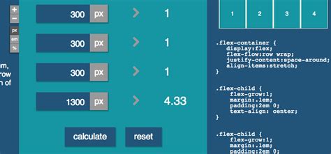 javascript css flex grow value not responding to click event stack