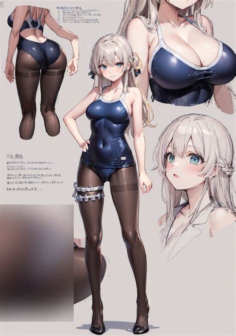Moto Aiイラスト投稿サイト アワートai 管理人 On Twitter Rt O81morimori 雑更新でいい 水着パンスト