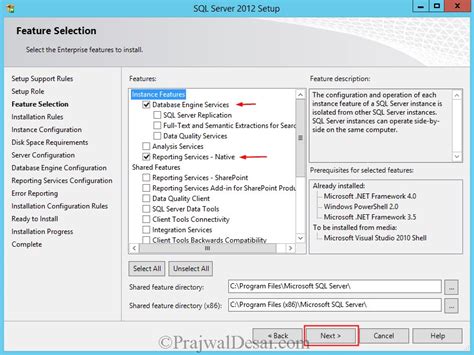 installing sql server 2012 for configuration manager 2012